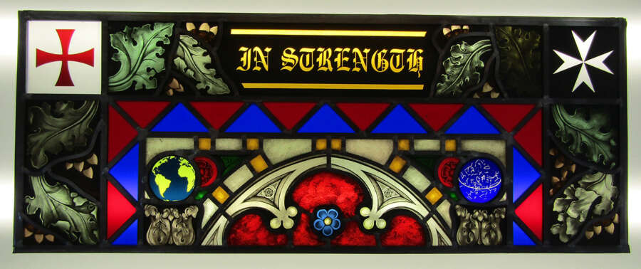 Knights Templar - Ark Stained Glass